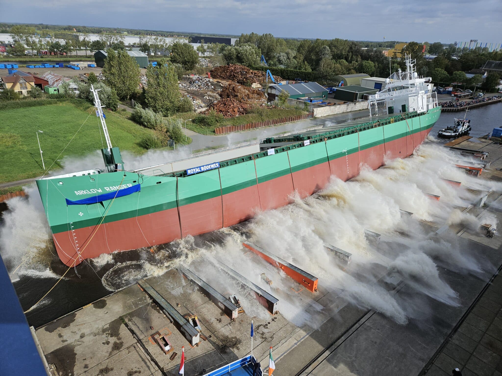 MV Arklow Ranger has been delivered! 🍀 - Royal Bodewes